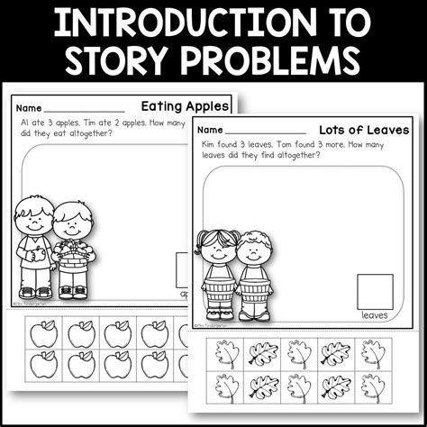 Math Story Problems Seasonal Addition And Subtraction Pack Miss Kindergarten