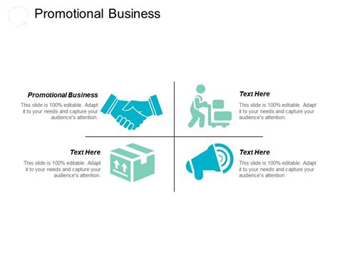 Promotional Business Ppt Powerpoint Presentation Portfolio Designs Cpb