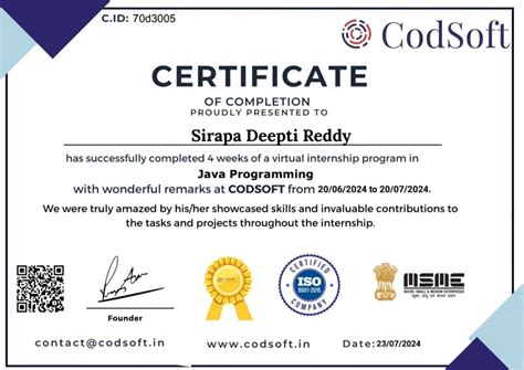 I Have Successfully Completed The Tasks Acquired By Codsoft And I