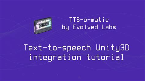 Released Tts O Matic Local Ai Text To Speech Community Showcases Unity Discussions