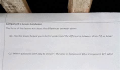 Component 1 Lesison Conclualien The Locus Of StudyX