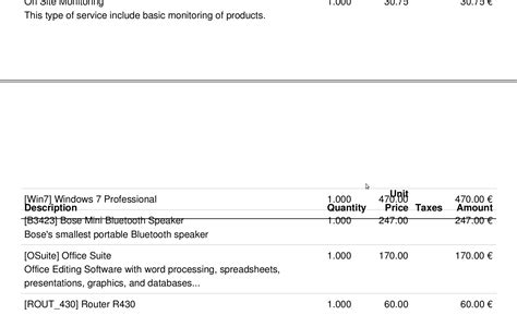 Report Odoo8 Qweb Generated Pdf Document The Tablerows On The 2nd