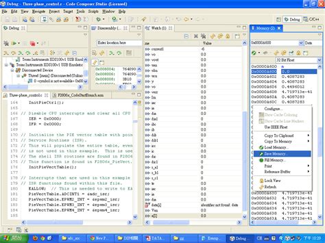 How To Save My Memory Datas Code Composer Studio Forum Code