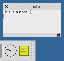Panel Plugins Xfce Notes Plugin Start Xfce Docs