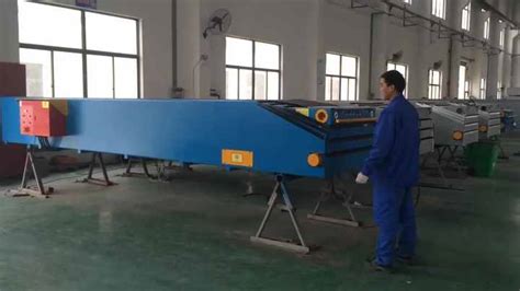 텔레스코픽 벨트 컨베이어확장형 컨베이어 사용 로딩 부두