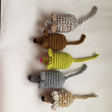 Crochet Cat Toy Mouse Pattern For Beginners Amigurumi Easy Crochet