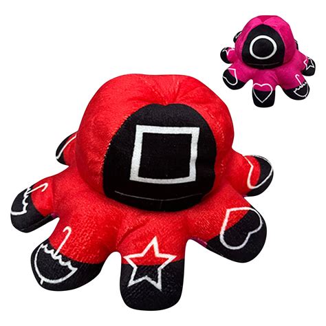 Squid Plush Squid Toy Squid Stuffed Plush Toy Double Sided Expression
