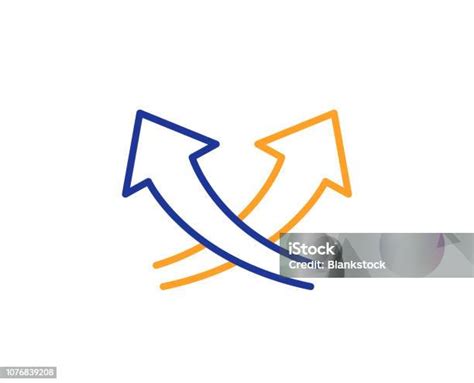 교차 화살표 라인 아이콘입니다 교환 하 고 교차 하는 기호 벡터 0명에 대한 스톡 벡터 아트 및 기타 이미지 0명 고급 깨끗한 Istock