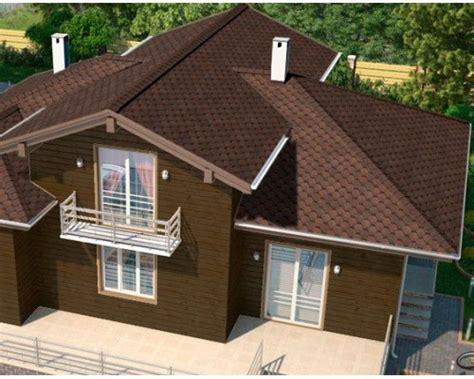 Купить гибкую черепицу Shinglas Финская Соната коричневую с доставкой в ...