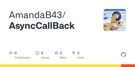 GitHub AmandaB AsyncCallBack