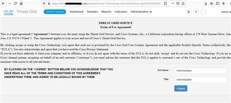 Troubleshoot Of Threat Grid Appliance Integration With FMC Cisco