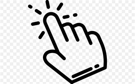 Computer Mouse Pointer Cursor Icon PNG X Px Computer Mouse Area Black And White