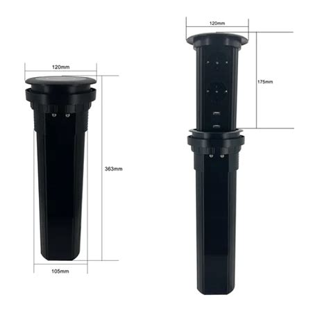 Embedded Design Pop Up Power Sockets Build In Tabletop Lifting Socket Office Desk Electrical