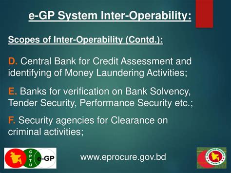 inter operability of e gp system ppt download