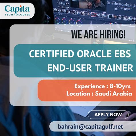Oracleebs Oraclejobs Oracleebstrainer Oracletrainer Capita Technologies