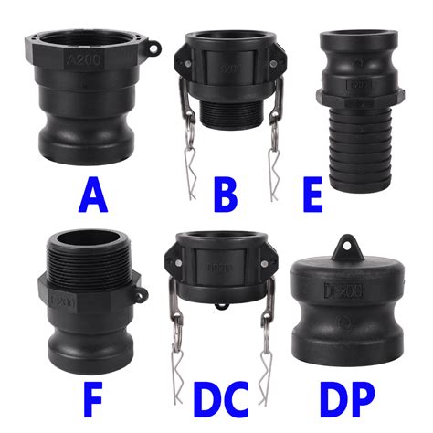 2 Camlock Groove Fitting Cam Lock Homebrew Quick Coupling Adapter Pp Camlock Fittings Male