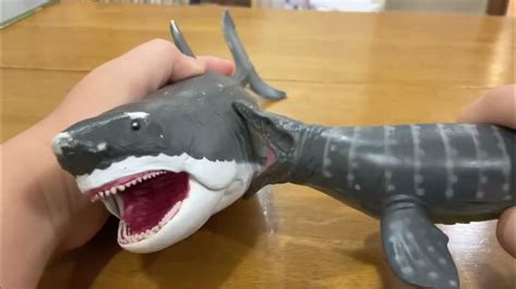 메갈로돈vs모사사우루스 Youtube