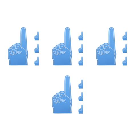 Worgeous 16 Pcs Eva Foam Finger Clappers Team Spirit Cheerleading