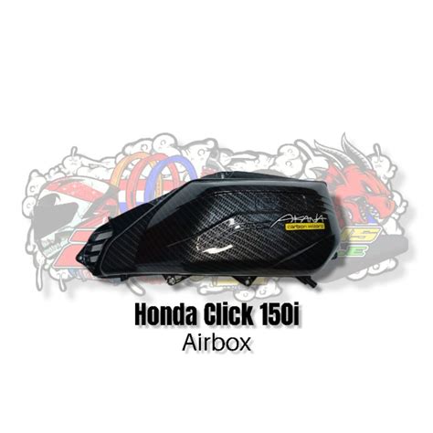 Honda Click Carbon Airbox 125 And 150i Fit V1 V2 Andv3 Shopee Philippines