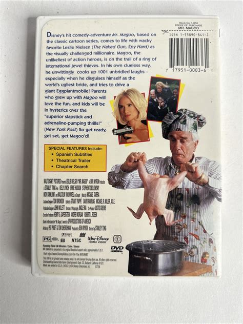 Mr Magoo Dvd 1997 Leslie Nielsen Kelly Lynch Jennifer Garner W