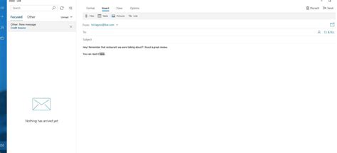 How To Insert A Link Into An Outlook Or Windows Email