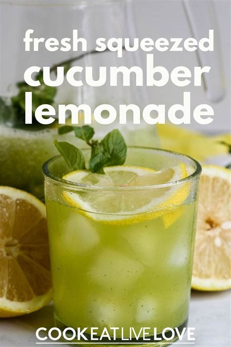 Summertime Cucumber Lemonade Artofit