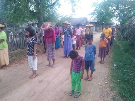 ယင်းမာပင် မြောက်ခြမ်း ကျေးရွာများ သပိတ် စစ်ကြောင်းက စစ်အာဏာရှင် ဆန့်ကျင