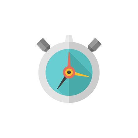Stopwatch Icon In Flat Color Style Speed Time Deadline 38029749 Vector Art At Vecteezy