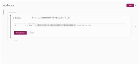 Exclude IP Addresses In The Project Symplify New Conversion