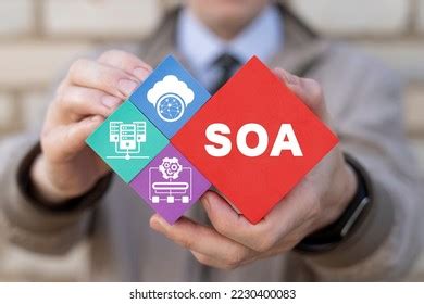 Soa Service Oriented Architecture Concept Stock Photo 2230400083