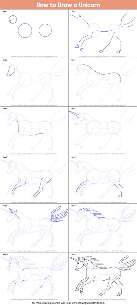 How To Draw A Unicorn Unicorns Step By Step DrawingTutorials Com