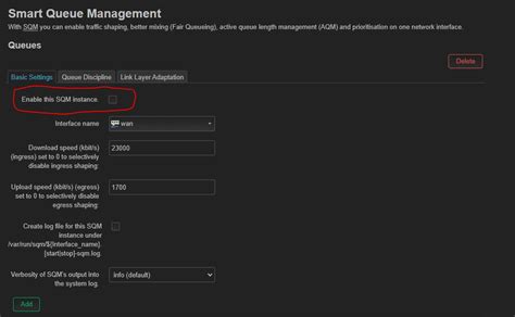 How To Enable SQM Using SSH Uci Command Line Installing And Using