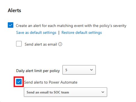 Integrate With Microsoft Power Automate For Custom Alert Automation Microsoft Defender For