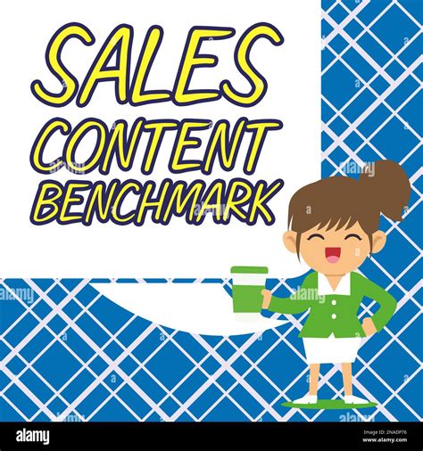 Text Sign Showing Sales Content Benchmark Business Concept Manage Their Team By Analyzing