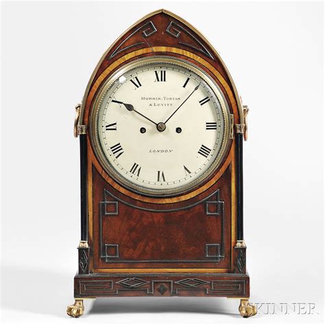Sold At Auction Morris Tobias And Levitt Regency Mahogany Bracket Clock Auction Number 2804m Lot