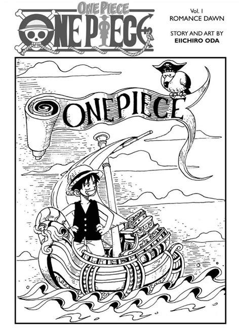 One Piece One Piece Chapter One Piece Manga Cover Art