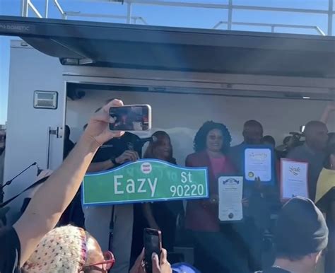 Eazy E Honored With Street In Compton