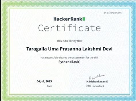 Taragalla Uma Prasanna Lakshmi Devi On Linkedin Connections Python