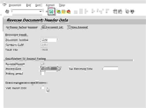 Document Reversal In SAP
