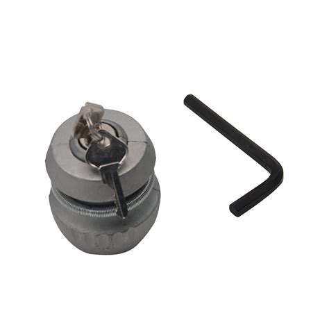 Silver Alloy Coupling Lock Tow Ball Lock Caravan L Grandado