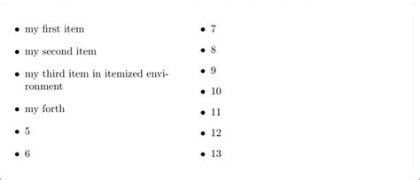 Horizontal Alignment How To Left Align Text In Two Column Itemize TeX LaTeX Stack Exchange
