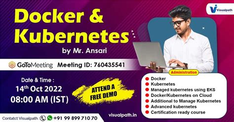 Docker Kubernetes Dockerandkubernetes Visualpathedu Visualpath Visualpath
