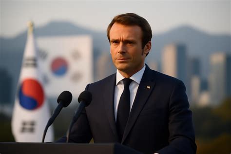 À Séoul Emmanuel Macron Répond Avec Fermeté Aux Propos De Donald Trump