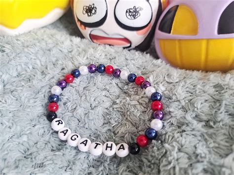 The Amazing Digital Circus Ragatha Beaded Bracelet Handmade Tadc