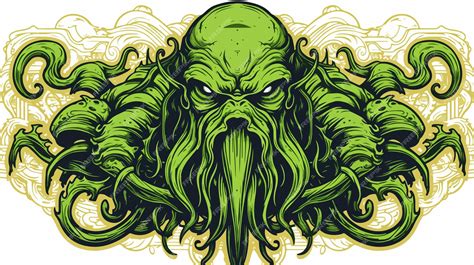 Original Illustration Of Cthulhu Monster Premium Ai Generated Vector