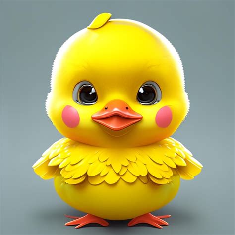 Premium Ai Image Yellow Duck