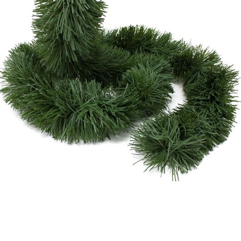 Ghirlanda Natalizia Verde In Pvc Decorazione Per Interno Da 270 Cm Ø
