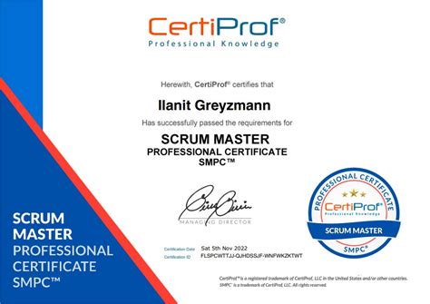 ilanit greyzmann on linkedin scrummaster scrum agilesoftwaredevelopment certiprof