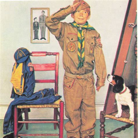 Norman Rockwell Cub Scouts