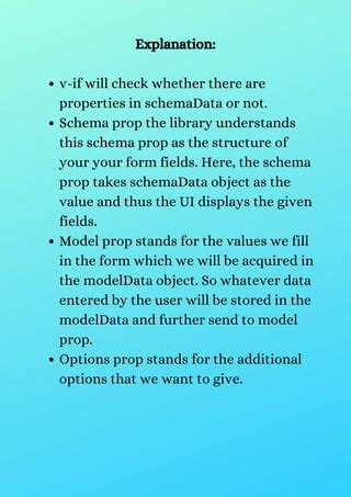 Easy And Quick Form Generation Using Json Schema In Vue Js Pdf